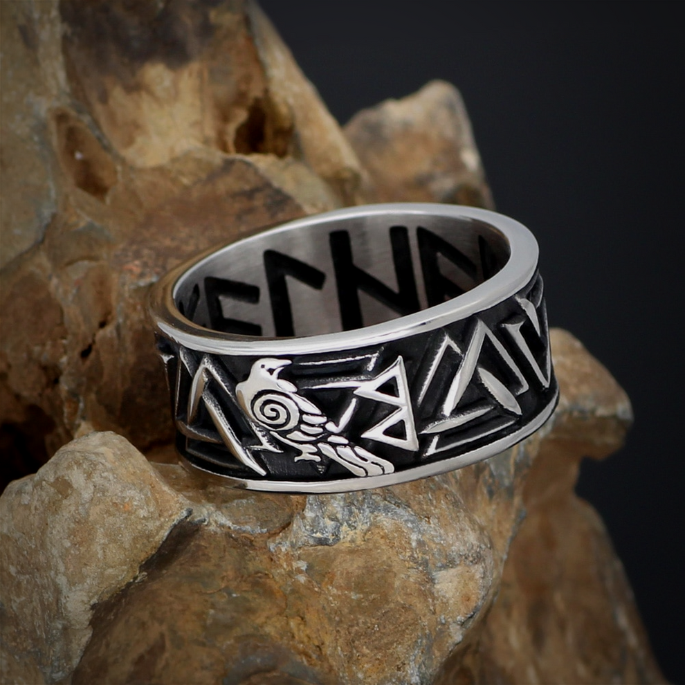 VIKING RING - VALKNUT PATTERN – Vikings and Valhalla